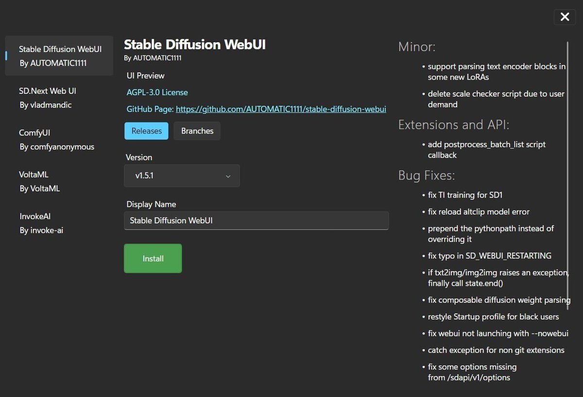 【超カンタン】Stability Matrixが凄い！ 画像AI環境構築これで出来ないなら諦めろ【モデルLoRA管理付】｜カガミカミ水鏡👯