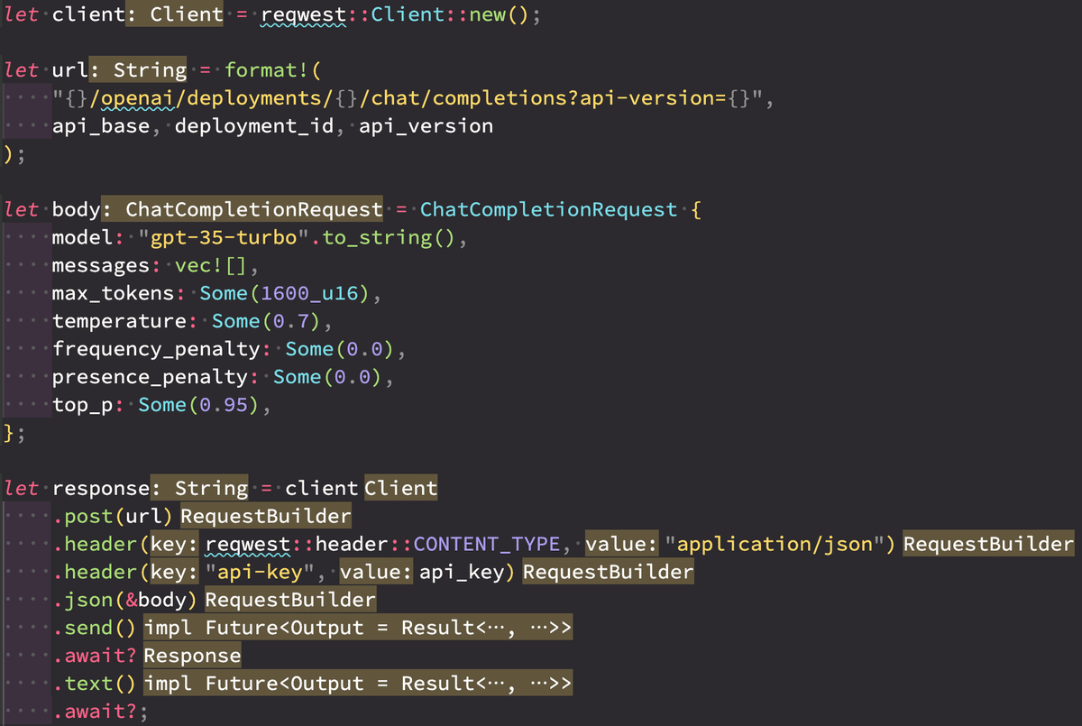 RustでのAzure OpenAI ServiceのAPIの使い方｜PharmaX Blog