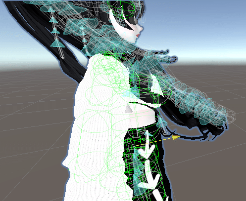 VRC 髪にColliderを入れて貫通を防ぐ｜mint