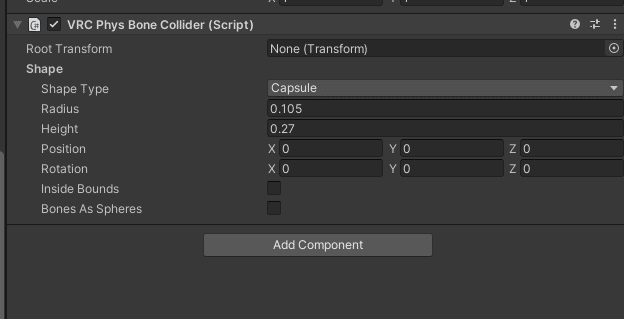 VRC 髪にColliderを入れて貫通を防ぐ｜mint