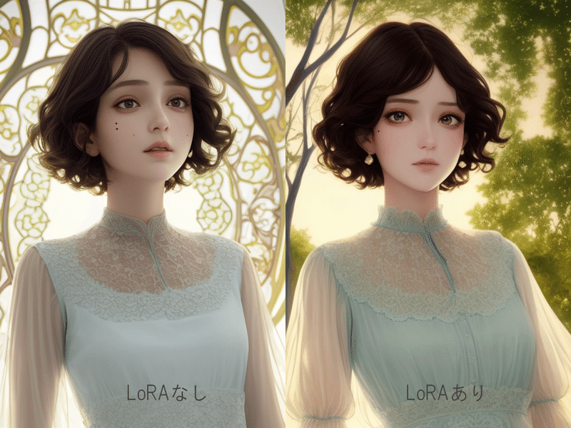 AI絵。LoRAってシンプルでいいね。｜k1togami