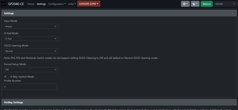 GP2040-CE | Web Configurator の解説｜かどゆー