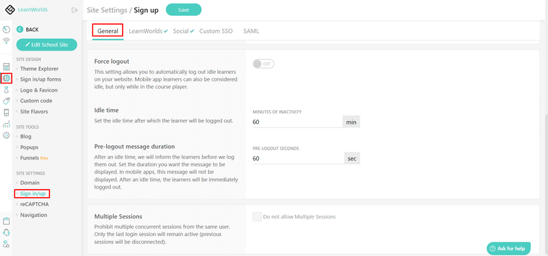 サインイン/アップ設定の管理方法｜e4all