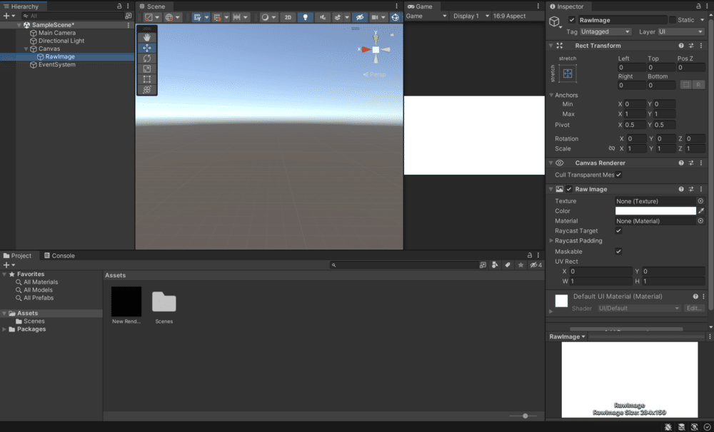 【Unity】UIに動画を入れる方法｜nagayuka