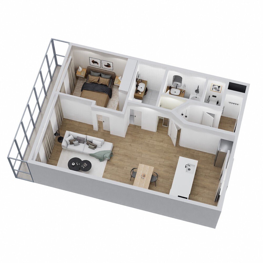 間取り図を簡単にVR化できるAIツール『GetFloorPlan』を使ってみた。｜くらたゆうき