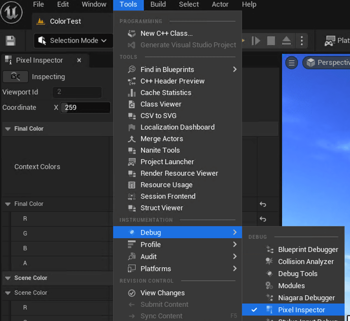 Unreal Engine + OpenColorIOを使ってACEScgのリニアRGB値を取得する｜Tonali / Kojiro Tanaka