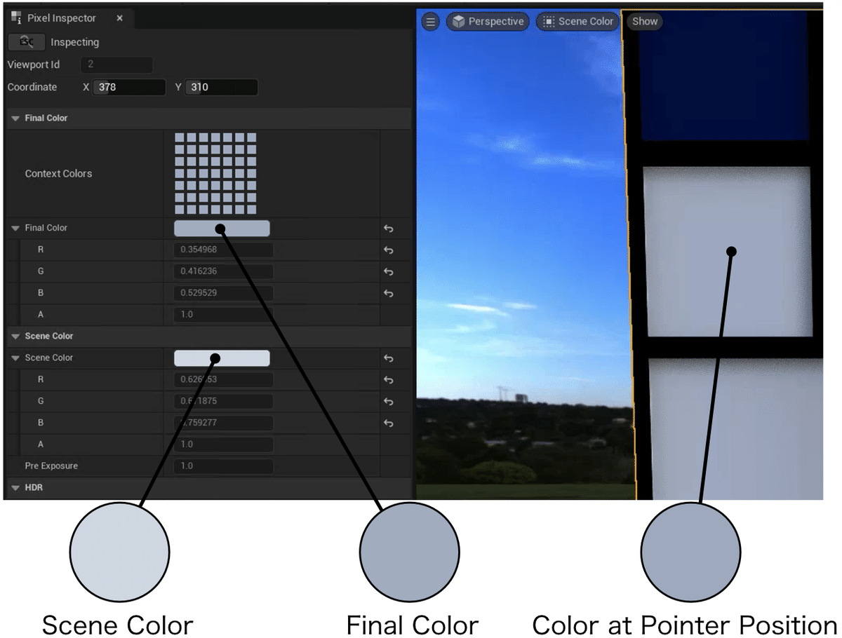 Unreal Engine + OpenColorIOを使ってACEScgのリニアRGB値を取得する｜Tonali / Kojiro Tanaka