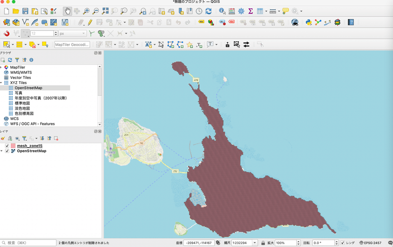 【QGIS】土地利用細分メッシュがうまく表示できないとき｜rob
