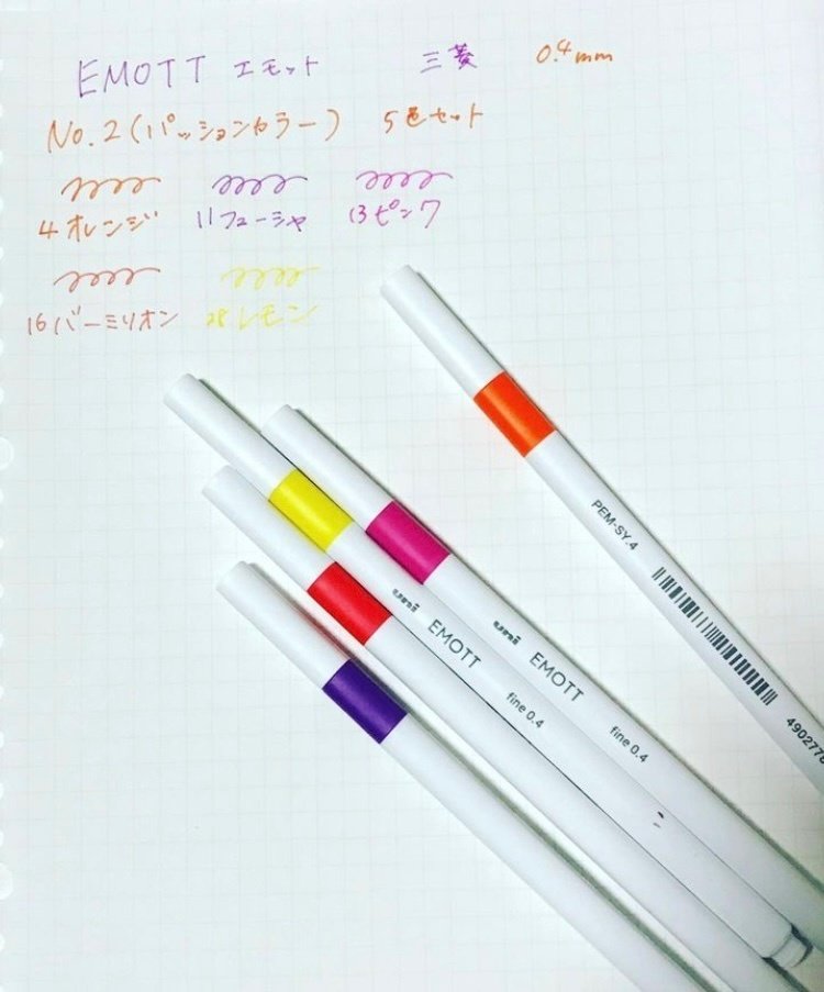 三菱鉛筆 uni EMOTT｜えいみ