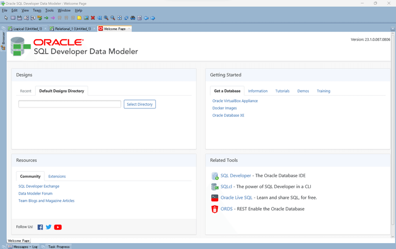 Oracle SQL Developer Data Modeler 言語表記の変更方法｜Mai