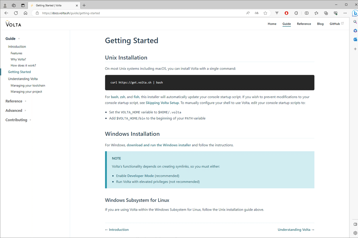 WindowsでNode.jsのバージョン管理 - VOLTA v1.1.1｜るらい