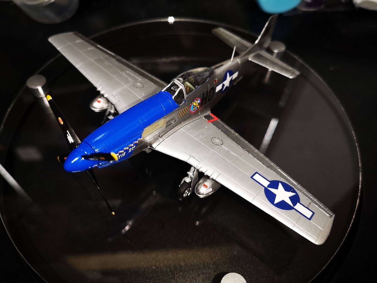 【プラモデル制作記】アメリカ陸軍P-51Dマスタング「PETIE 2nd」｜ユキカゼ（深水千翔）