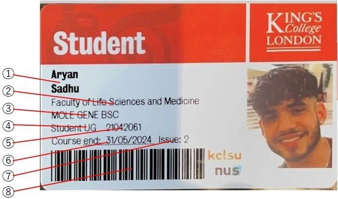 King's College London(KCL)の学生証について調べてみた①｜マサヒコ