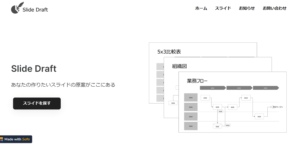 ビジネス資料テンプレートがダウンロードできるサービスSlide Draftを公開しました｜Slide Draft