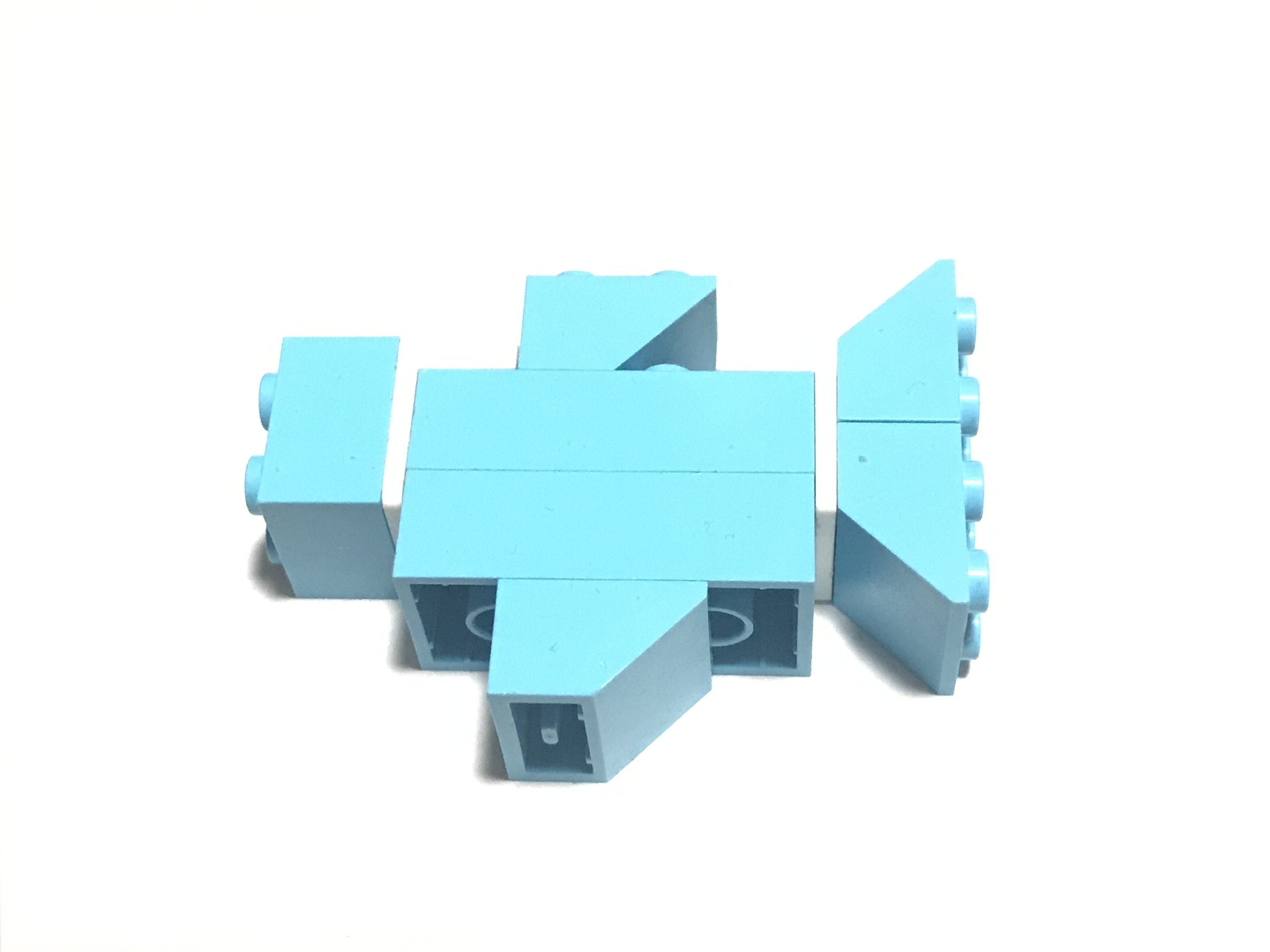 ブロックで魚を作ってみた。｜浪人のサムライ（旧kawa@noter）