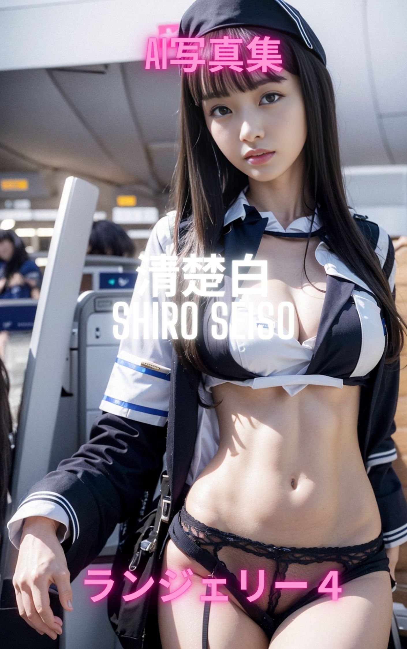 AI写真集 清楚白 SHIRO SEISO ランジェリー4 2｜Premium Girls