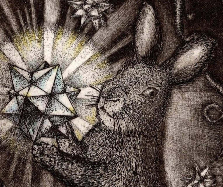 動物を描く銅版画家AZUの世界・ぼっとう＆よはく内展示｜たてまつ暁子（akko）＠ぼっとう＆よはく店主/江古田のコミュニティスペース