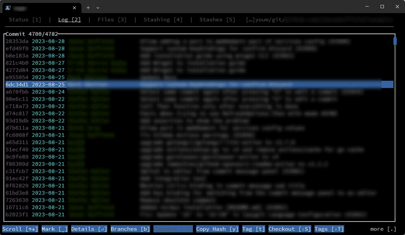 『GitUI』を使ってターミナルからでも直感的なGit操作を｜NAVITIME_Tech