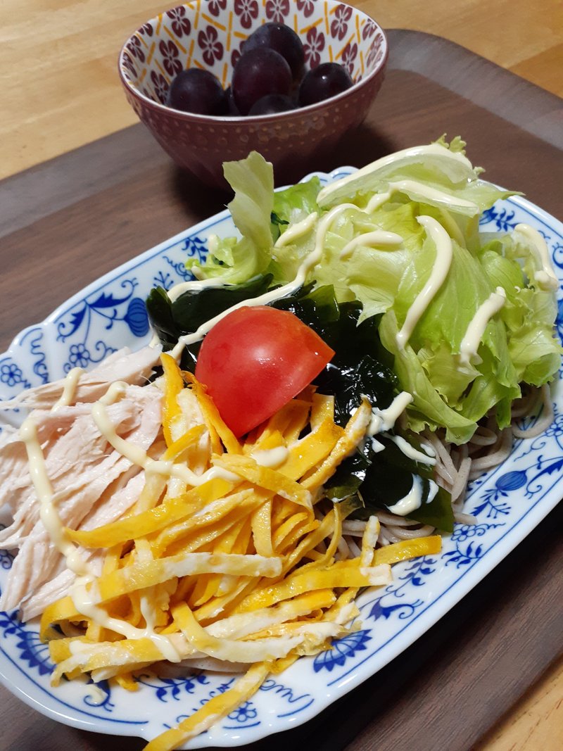 『サラダ蕎麦』(塩分1.5g)｜guttyo