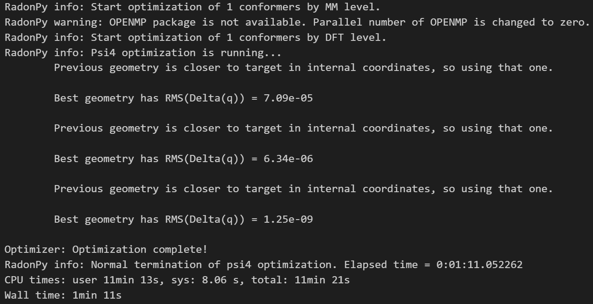 高分子物性計算の自動化を支援するPythonライブラリ RadonPyのセットアップと動作テスト｜Kan Hatakeyama