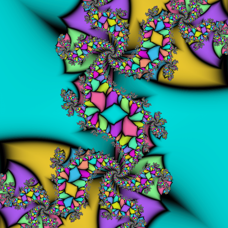 今週のフラクタル17 (orbit trap)｜108Hassium