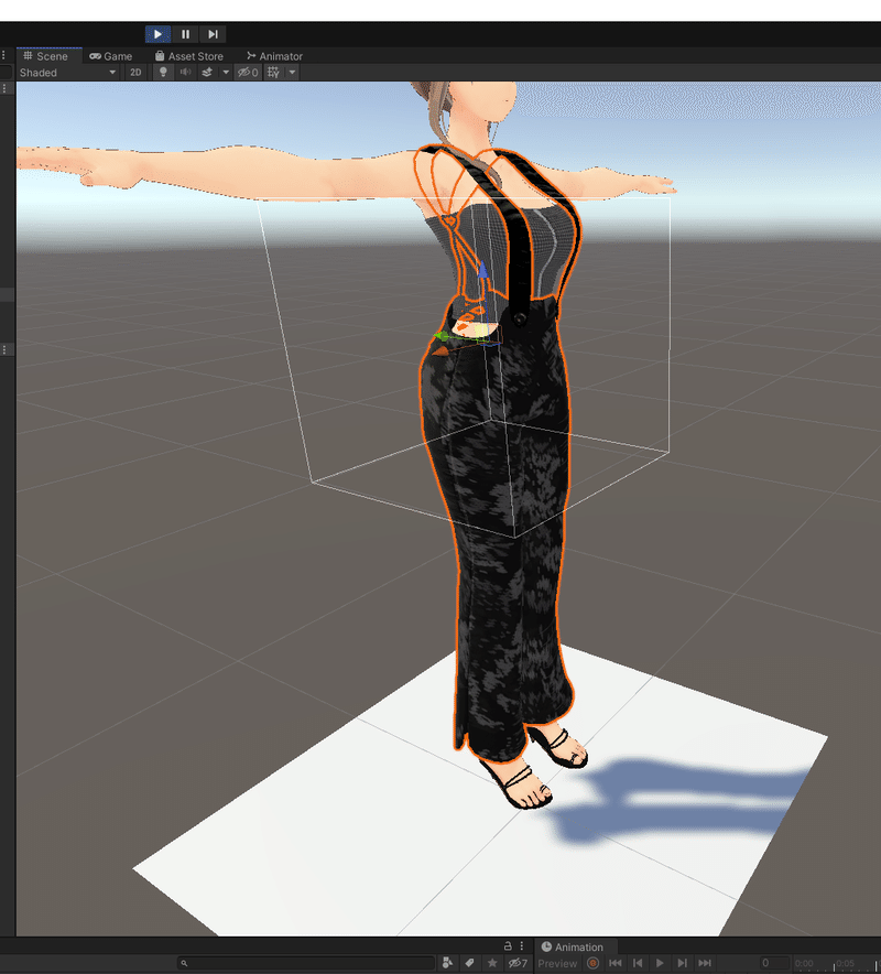 VRChat Modular AvatarでSetup Outfitした後にBoundsがおかしくなるのをなおす｜DoritosDontacos