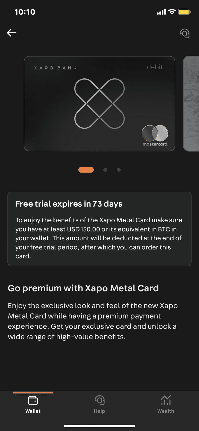 【Xapo Bank使ってみた】レビュー②｜DeFimans