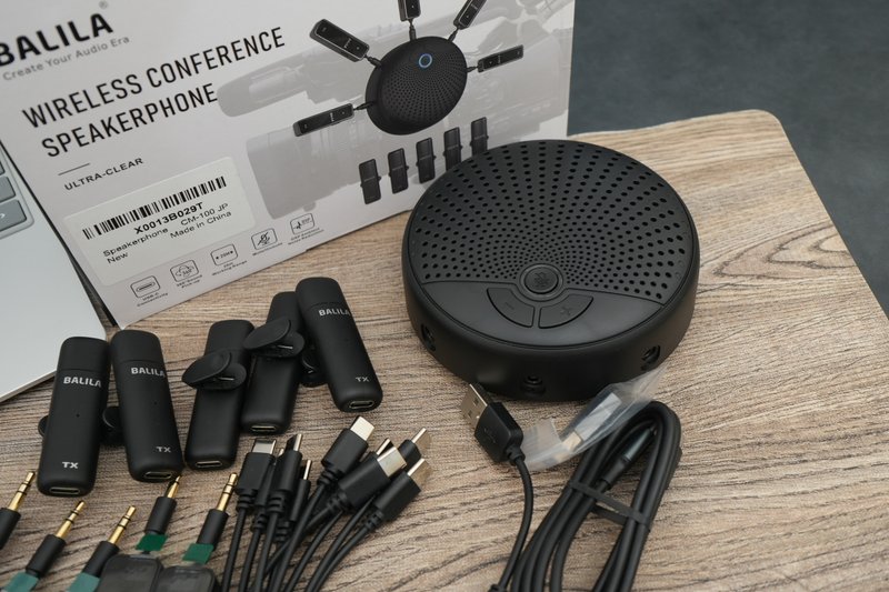 【レビュー品】5個もマイクがつながるBALILA CM-100 スピーカーフォン｜物欲名古屋人／サラリーマンYoutuber