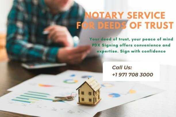 Notary Service for Deeds of Trust｜pdxsigning