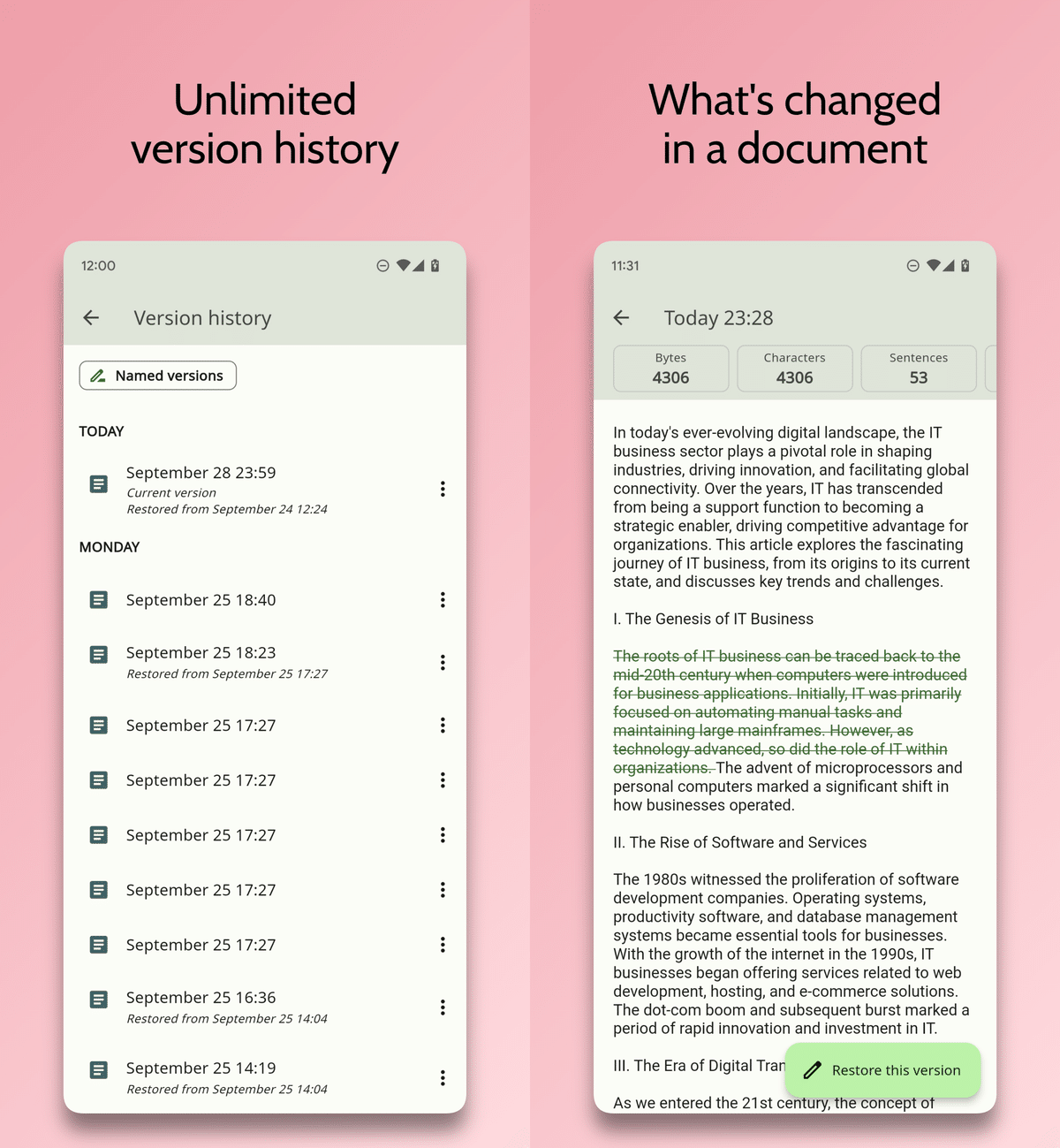 Documentally - Notes & Word Count｜Documentally - Word Count Note