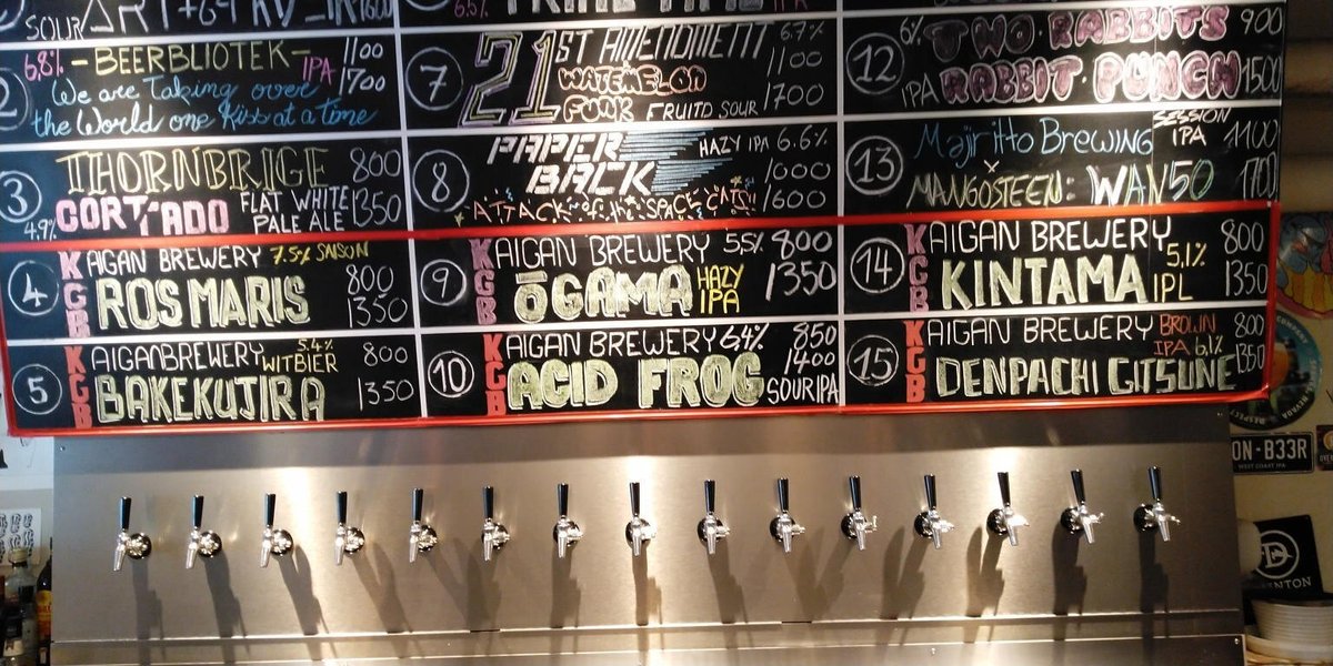 【下北沢】海岸醸造・Coaster craft beer & kitchen｜水鏡