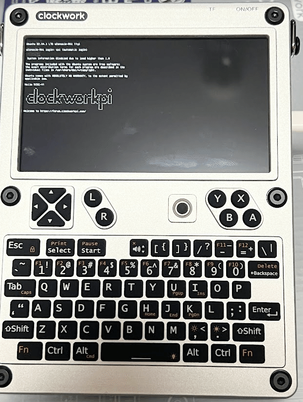 uConsole(R01)が来たよ！！｜神楽坂らせん