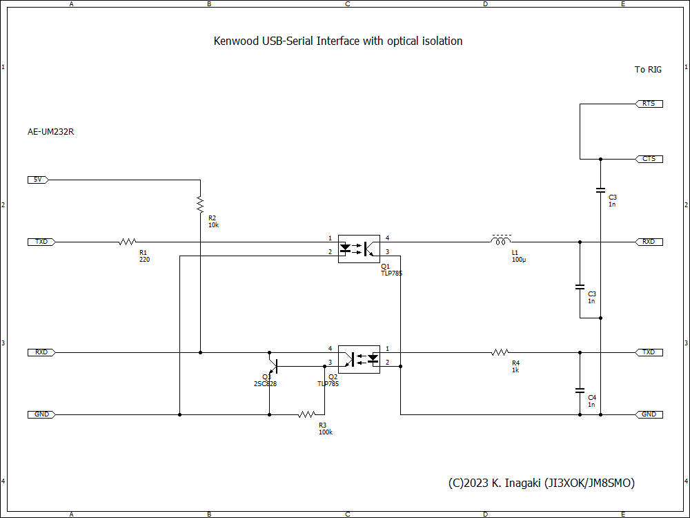 Kenwood TS-440SをPCと接続する|K. -h. I. Kenwood TS-440SをPCと接続する|K. -h. I.
