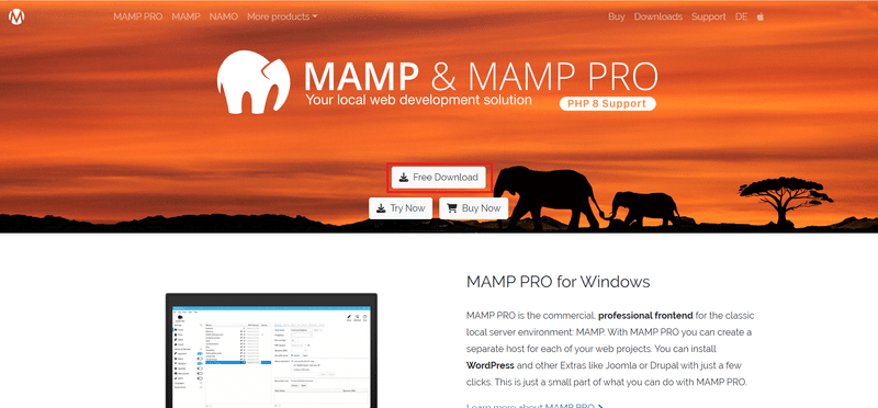 WindowsにMAMPをインストールする｜Papagram