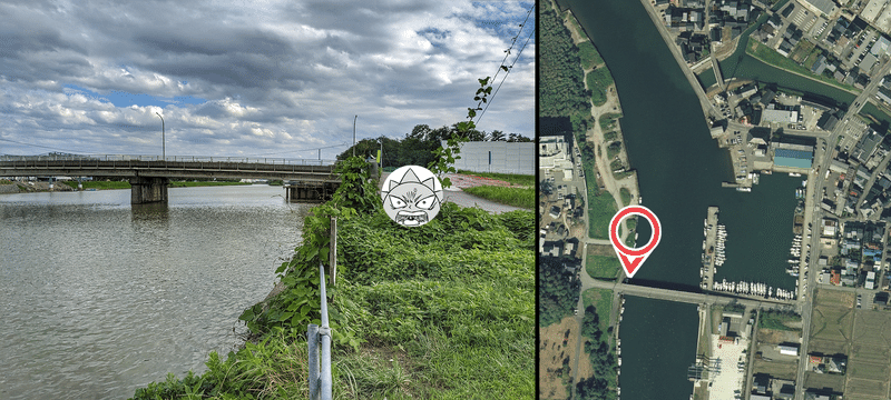 金沢周辺シーバスランガンマップ 犀川河口｜kako_jun