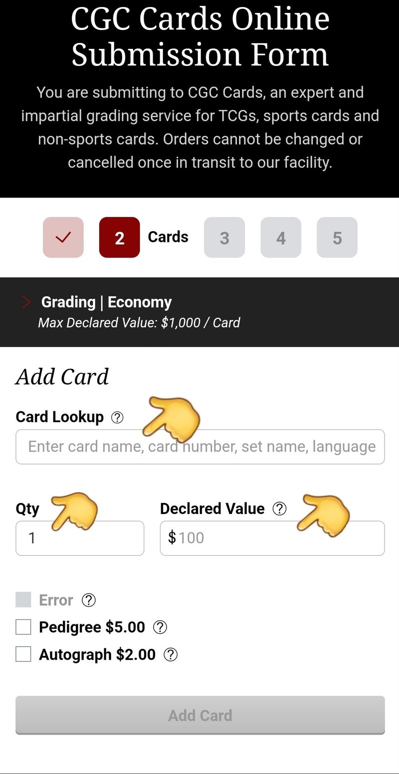 【CGC鑑定】CGCに直接提出する方法｜モル～noteのすがた～