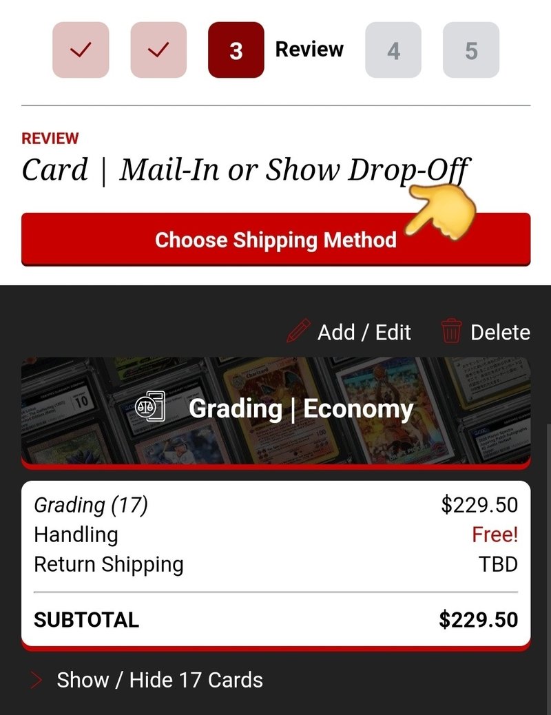 【CGC鑑定】CGCに直接提出する方法｜モル～noteのすがた～