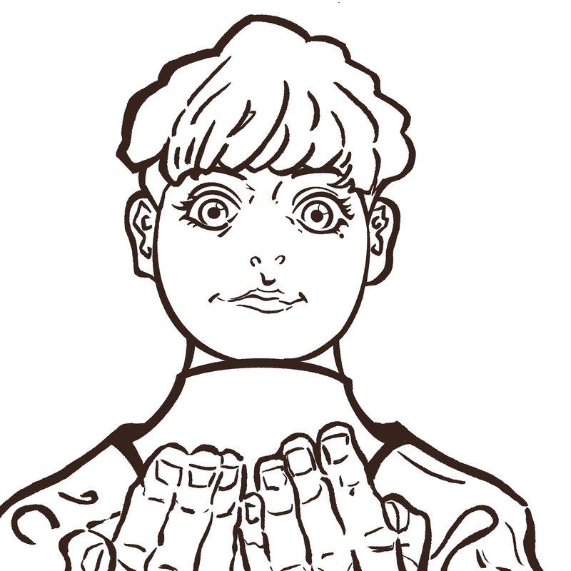 【2024年版】 iPad mini 6で「SNSアイコン」と「ヘッダー」作成中の巻 Ep.1（線画）｜書店員のすヽめ