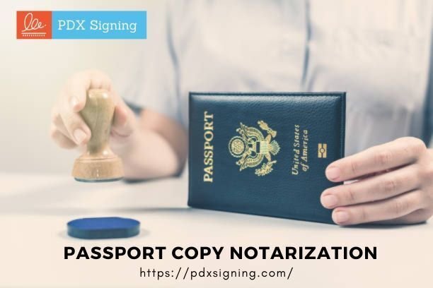 Passport Copy Notarization｜pdxsigning