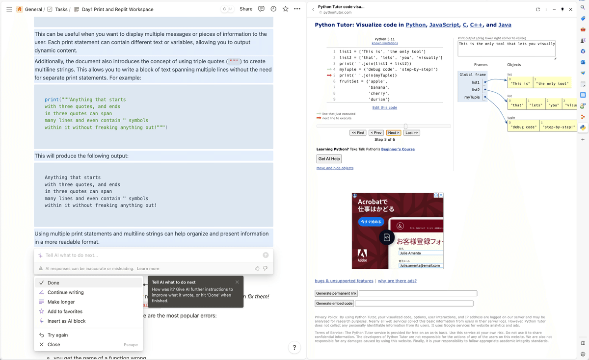 もう、普通のプログラミング学習には戻れない！Notionで学ぶ、Python｜Sangmin Ahn