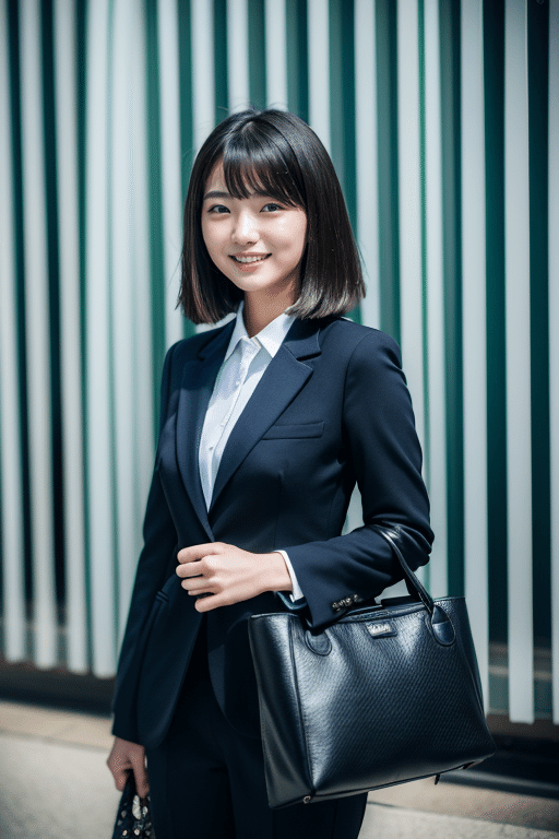 教育係になりたい【18歳新人スーツOL】AI美女写真集50枚「AI生成呪文(プロンプト)付き」｜AI熟女ハンター