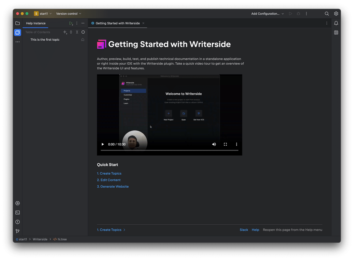 JetBrainsのドキュメントツールWritersideを試す｜CHIKURA Shinsaku
