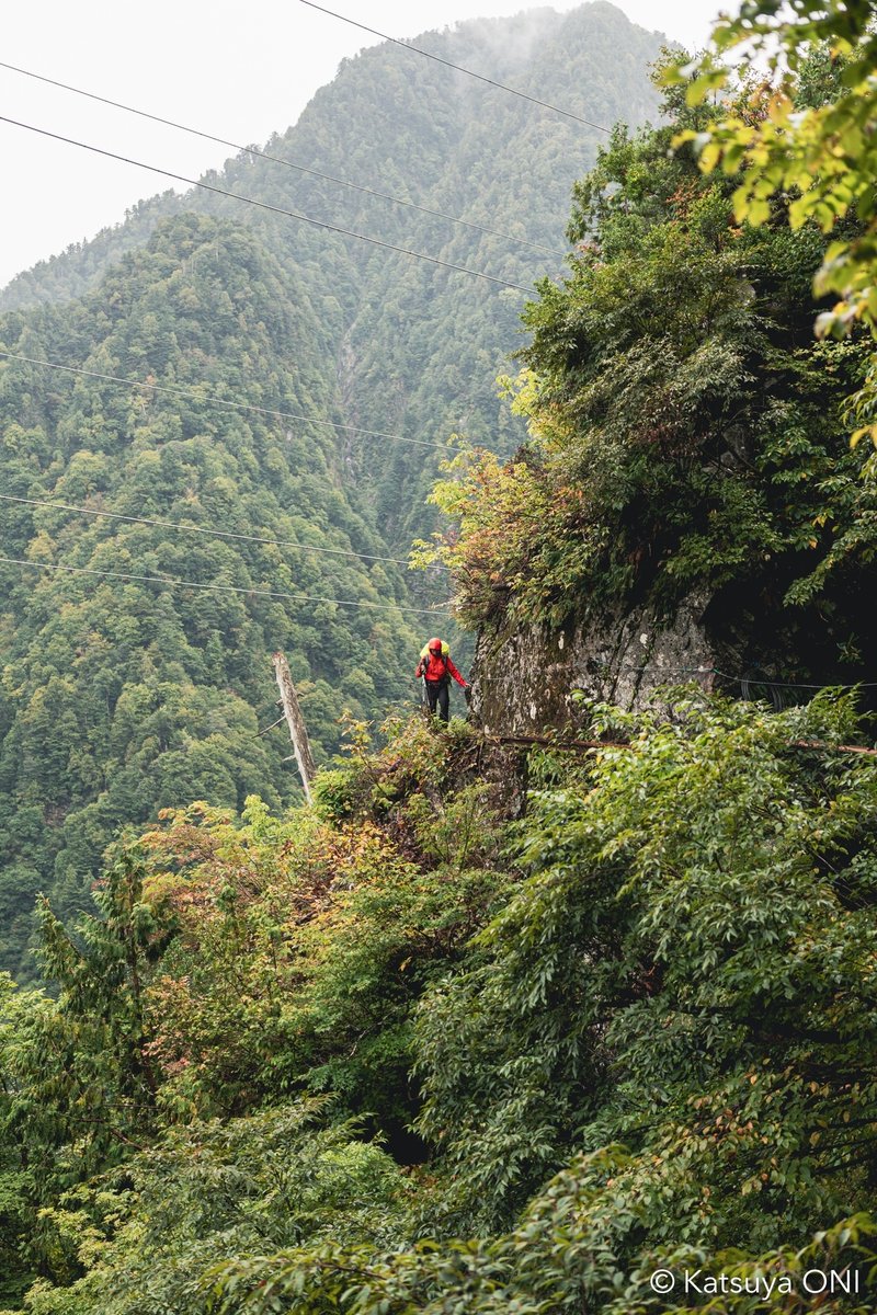 雨の下ノ廊下を歩く(1日目)｜Katsuya ONI