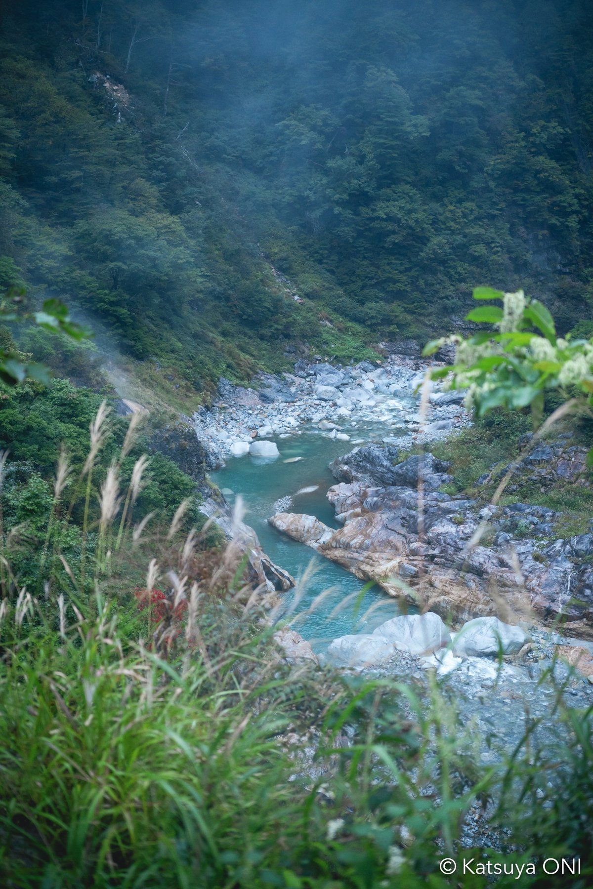 雨の下ノ廊下を歩く(1日目)｜Katsuya ONI