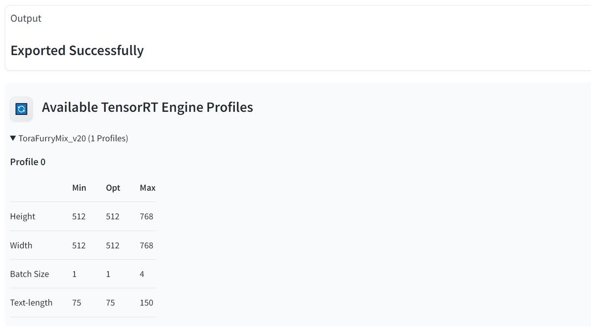AUTOMATIC1111版Stable Diffusion web UIでNVIDIAのTensorRT拡張を利用する手順｜まゆひら
