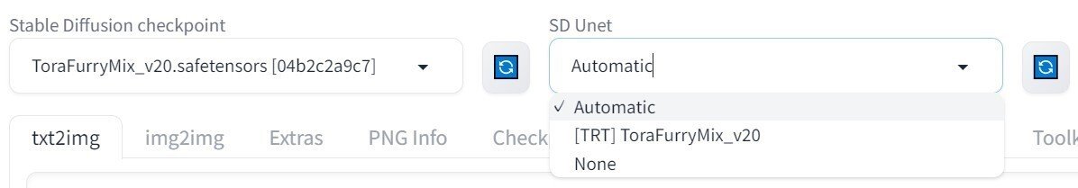 AUTOMATIC1111版Stable Diffusion web UIでNVIDIAのTensorRT拡張を利用する手順｜まゆひら