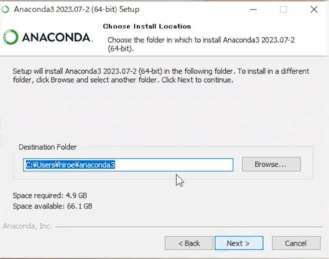 Anaconda & Visual Studio Codeインストールと、簡単なプログラム実行手順｜ひろえ