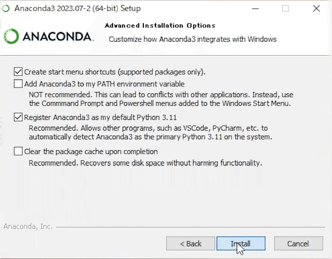 Anaconda & Visual Studio Codeインストールと、簡単なプログラム実行手順｜ひろえ