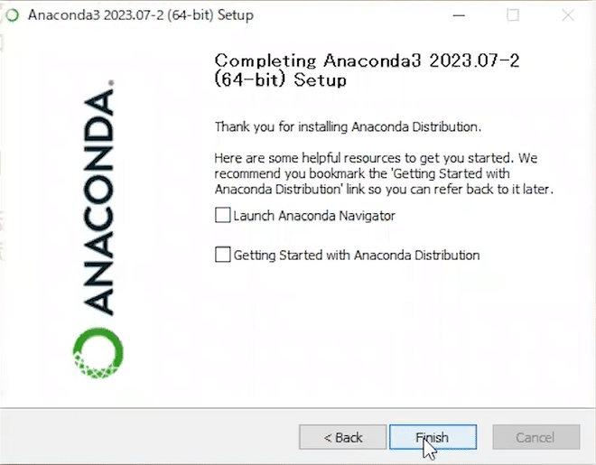 Anaconda & Visual Studio Codeインストールと、簡単なプログラム実行手順｜ひろえ