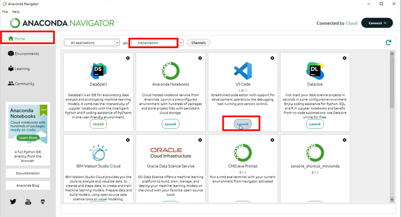 Anaconda & Visual Studio Codeインストールと、簡単なプログラム実行手順｜ひろえ